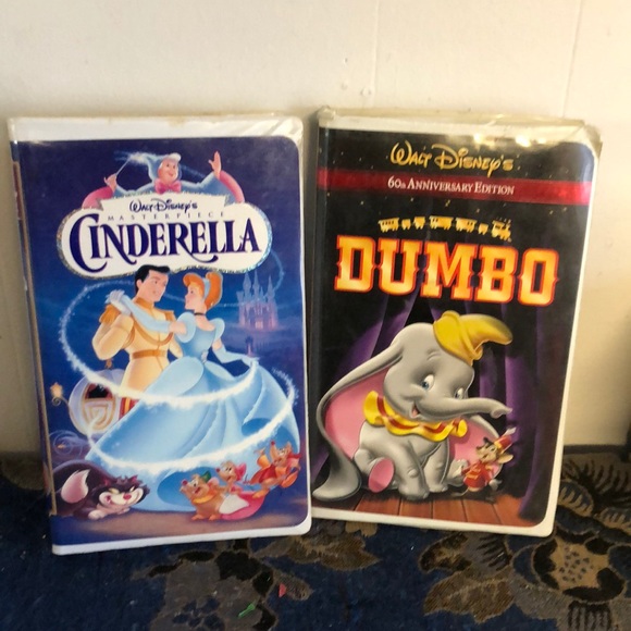 Disney | Cameras, Photo & Video | Disney Vintage Vhs Dumbo Cinderella ...